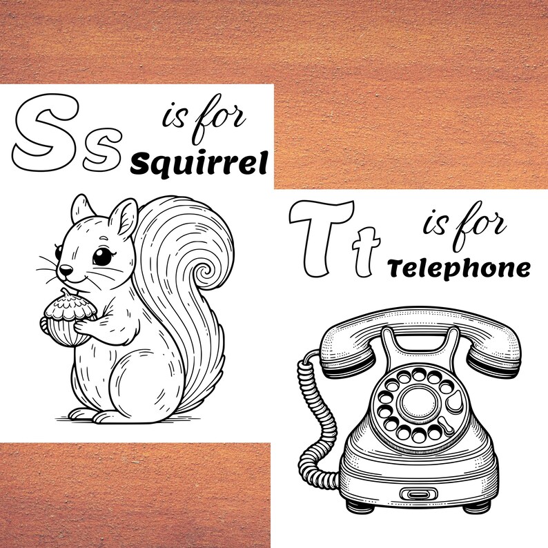 ABC Coloring Book: Alphabet Poster, Preschool Activity (PDF Download ...