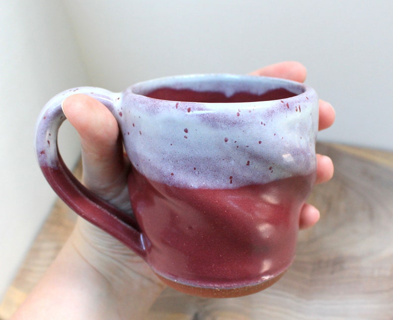 Pair of Twisted Handmade Ceramic Coffee Mugs - Etsy