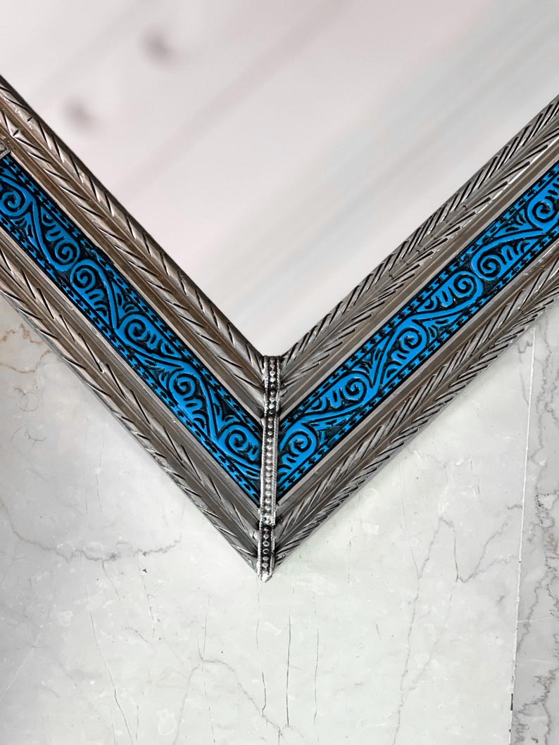 Handmade Arab Style Wall Mirror – Moroccan Arch Mirror for Bathroom ...