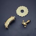 Engraved Brass Fish Faucet, Handmade Solid Brass Fish Spout Wall Mount ...