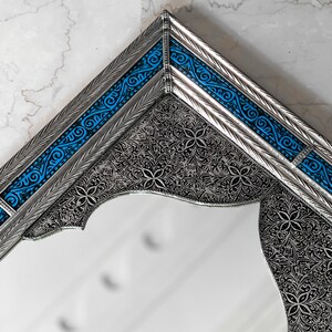 Handmade Arab Style Wall Mirror – Moroccan Arch Mirror for Bathroom ...