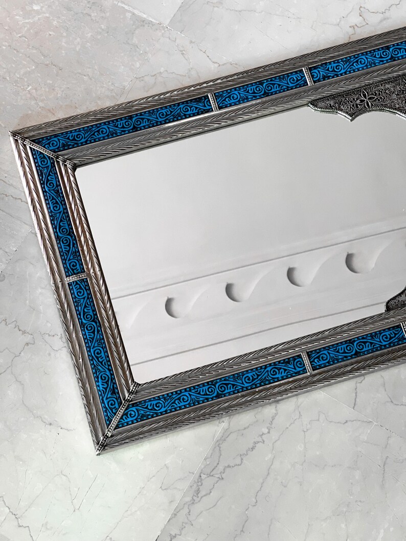 Handmade Arab Style Wall Mirror – Moroccan Arch Mirror for Bathroom ...