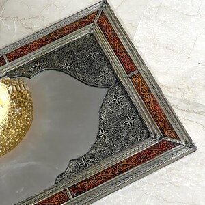 Handmade Arab Style Wall Mirror – Moroccan Arch Mirror for Bathroom ...