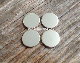BEST PRICE Sale NEW Burnished/polished 1/2 Inch 20 Gauge Sterling ...