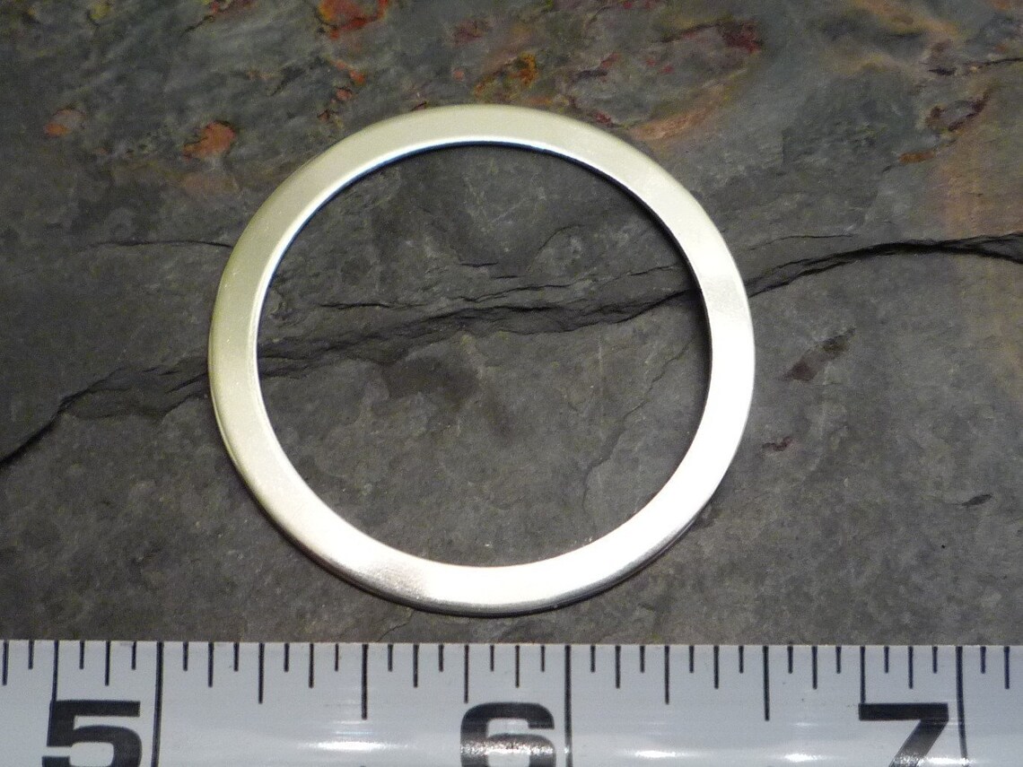 1.5 X 1.25 Inch Thin Washer 20 Gauge Sterling Silver Blank - Etsy