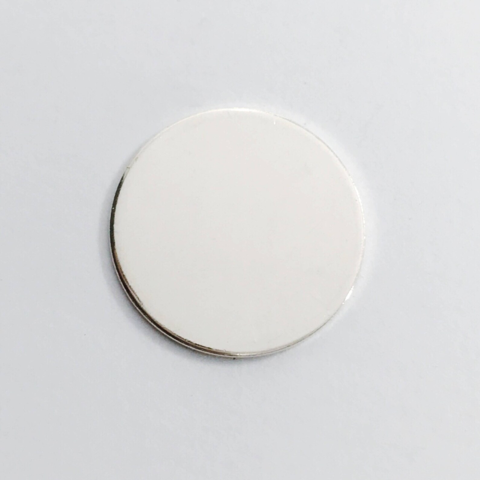 3/8 inch 5 pack 18 Gauge Sterling Silver Round Circle Discs | Etsy