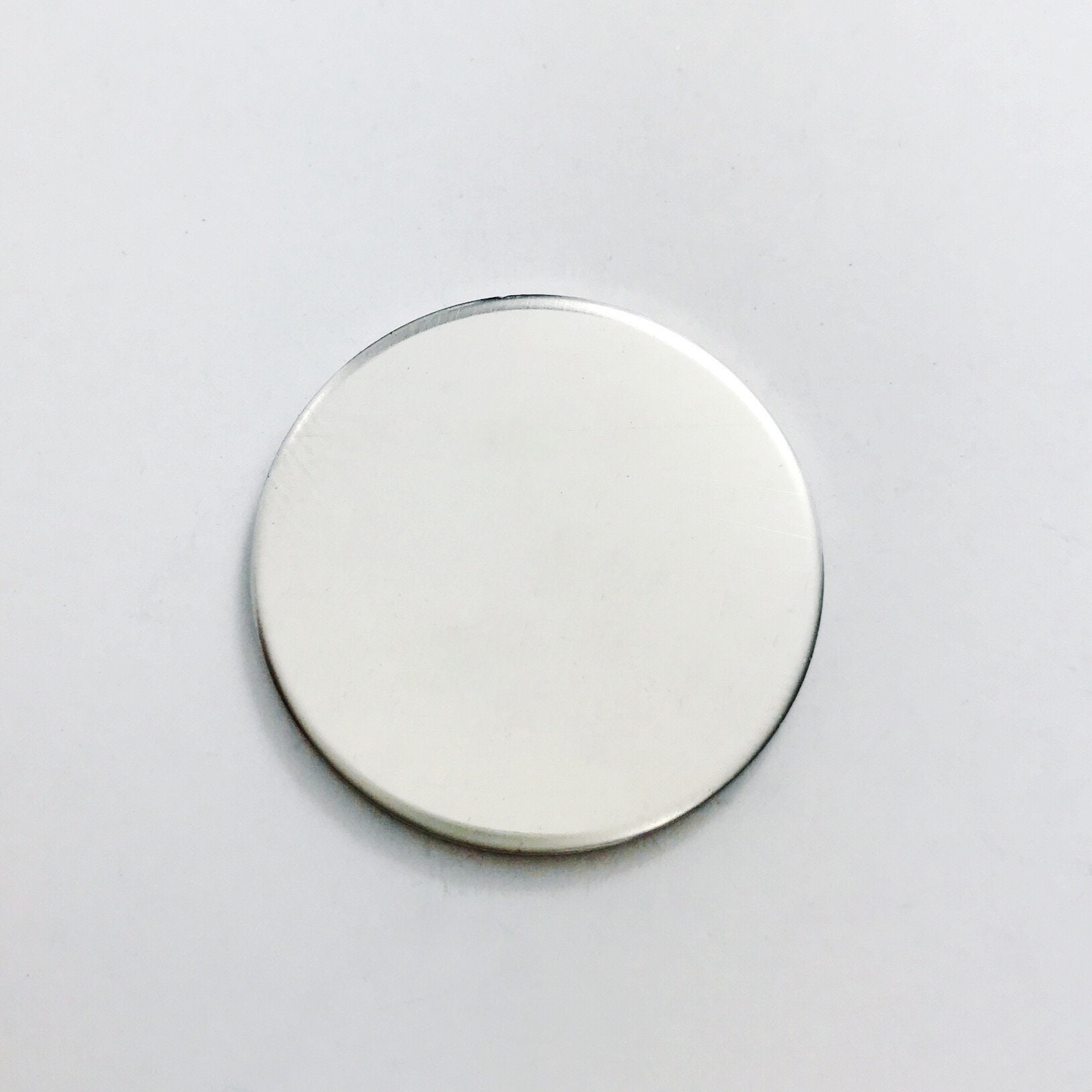 3/4 Inch 14g Pewter Disc Stamping Blank 3 Pack | Etsy