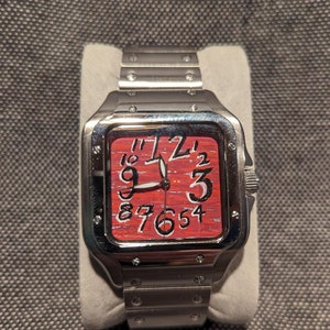 Custom Watch. Hand Painted Dial and Rotor. - Etsy