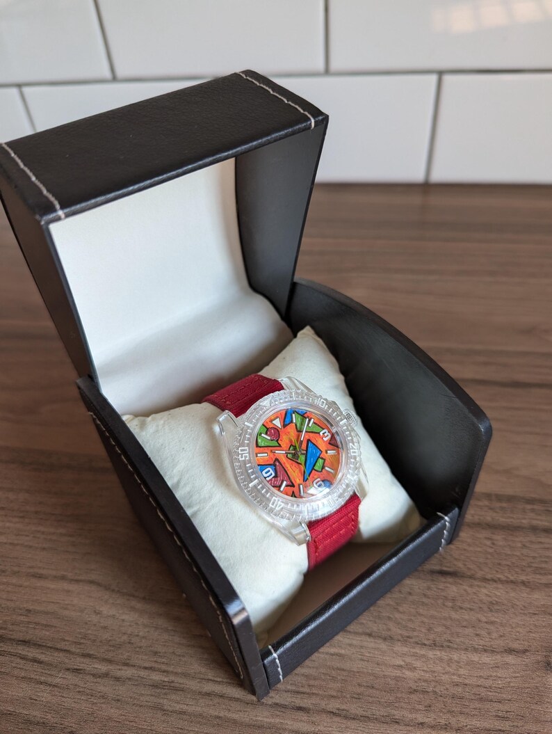 Custom Watch With Handpainted Dial and Rotor - Etsy