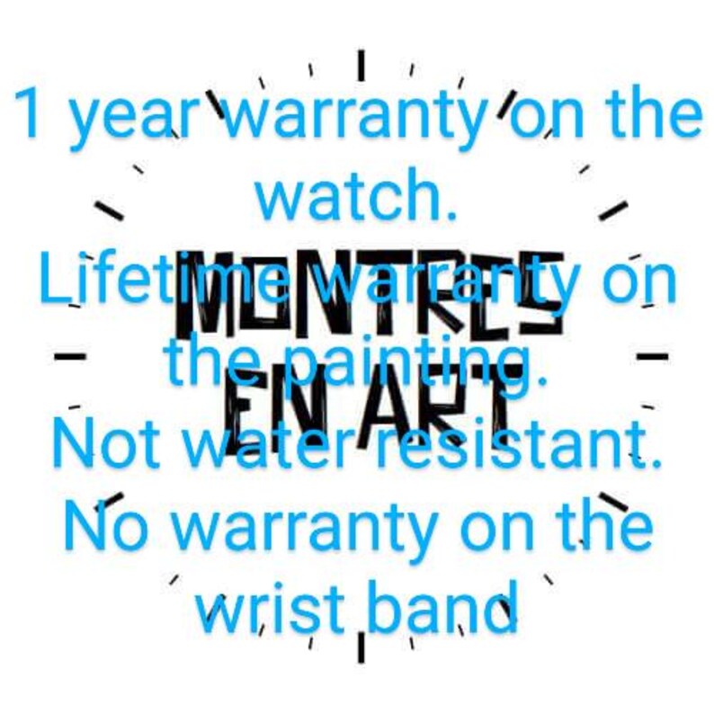 Custom Watch. Hand Painted Dial and Rotor. - Etsy