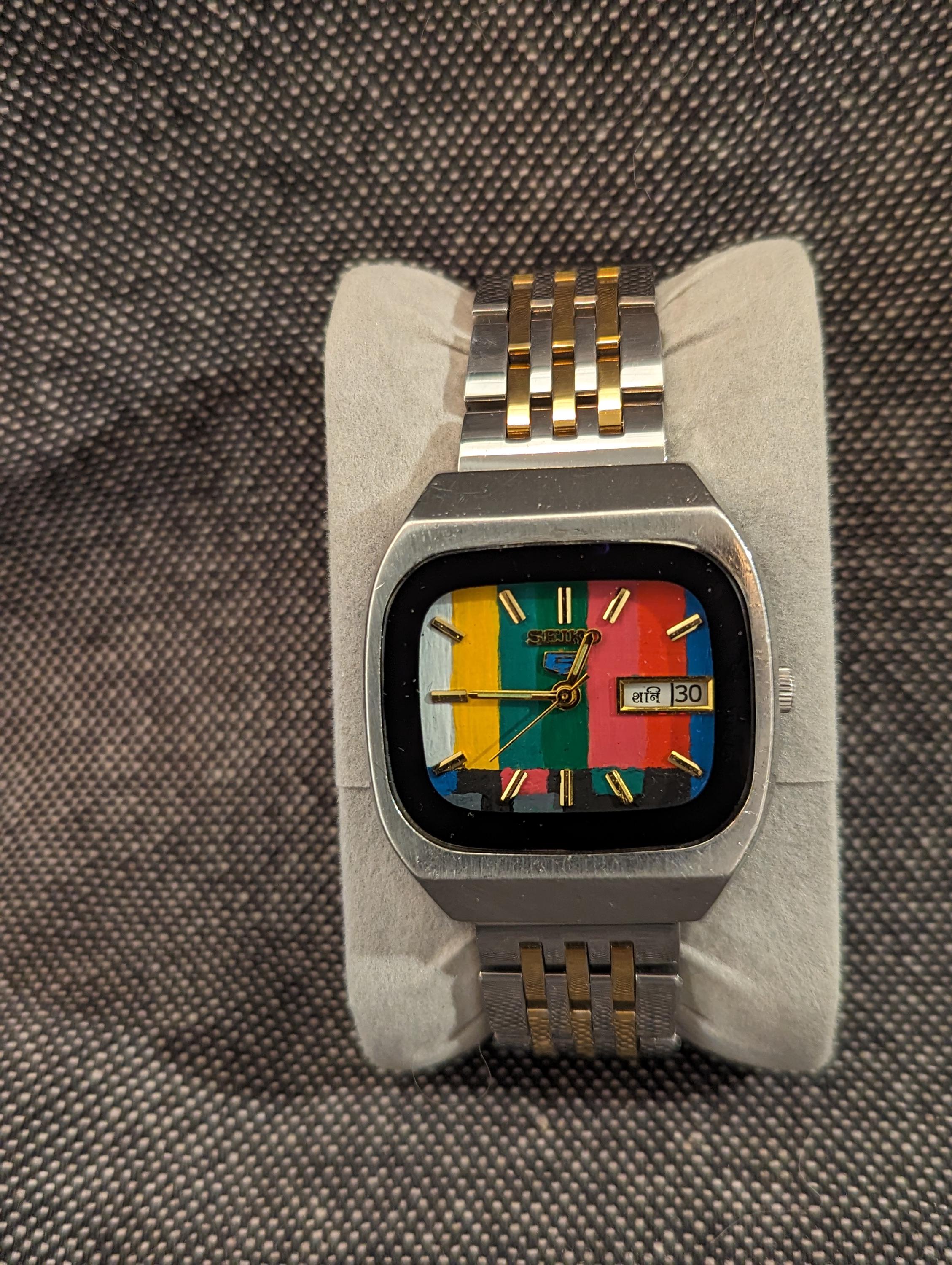 Custom Watch. Hand Painted Dial and Rotor. - Etsy