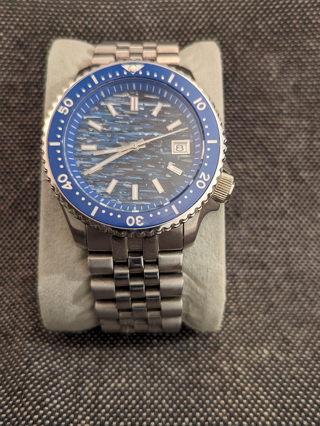 Custom Watch. Hand Painted Dial and Rotor - Etsy