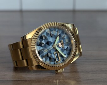 Custom Watch. Hand Painted Dial and Rotor. - Etsy