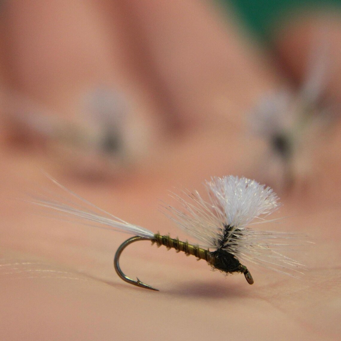 3-pack, Blue Winged Olive Dry Fly - Fly Fishing Flies - Trout Flies - Etsy