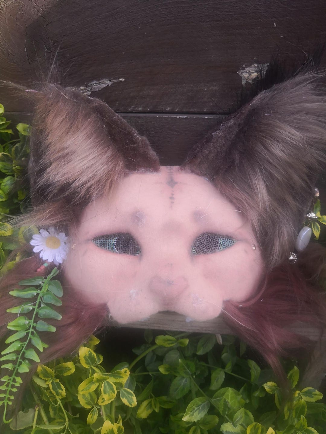 Therian Mask Cat Realistic Felted: Fursuit Cosplay, Handmade - Etsy