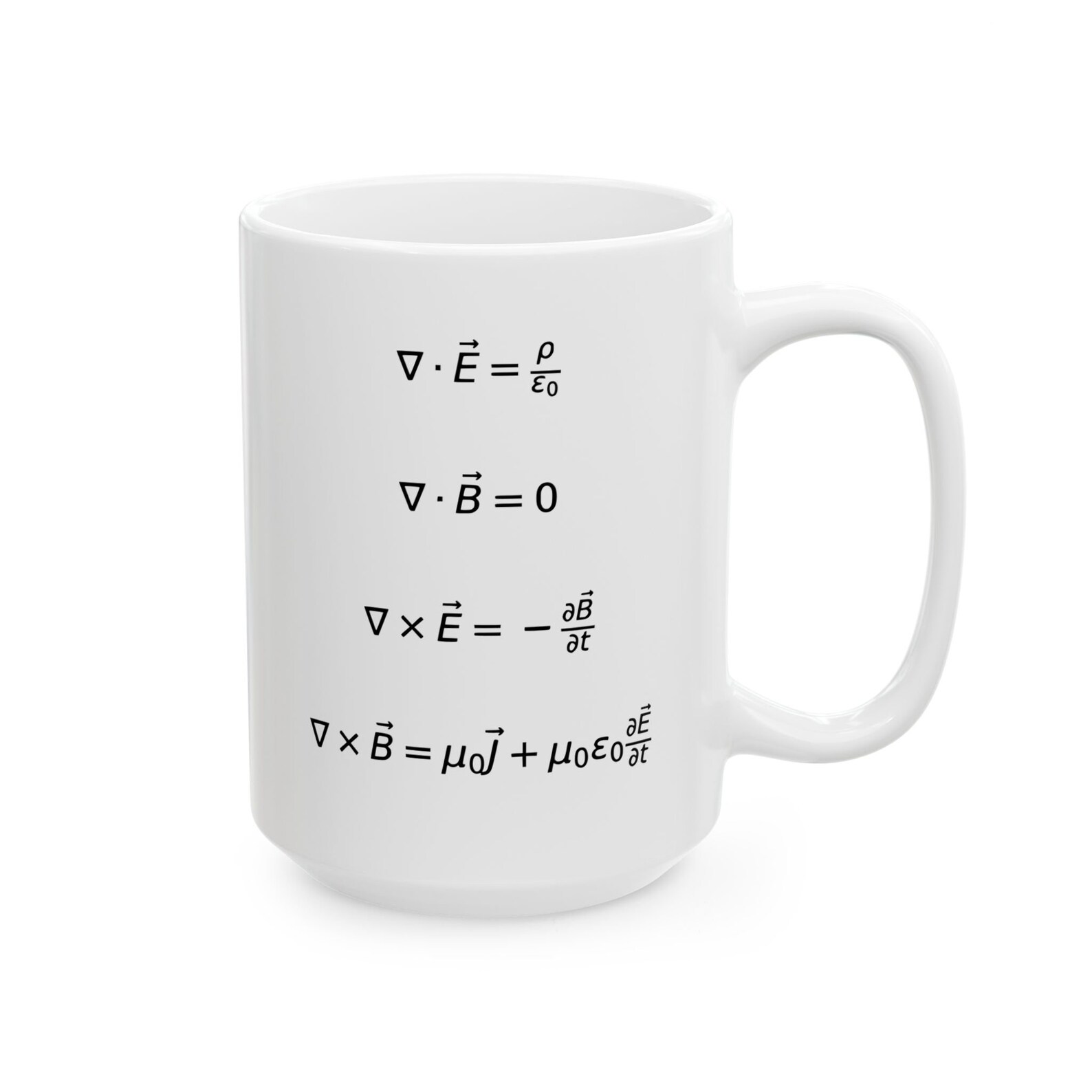 15oz Maxwell's Equations Mug, Electrical Engineer Mug, Physics Teacher ...