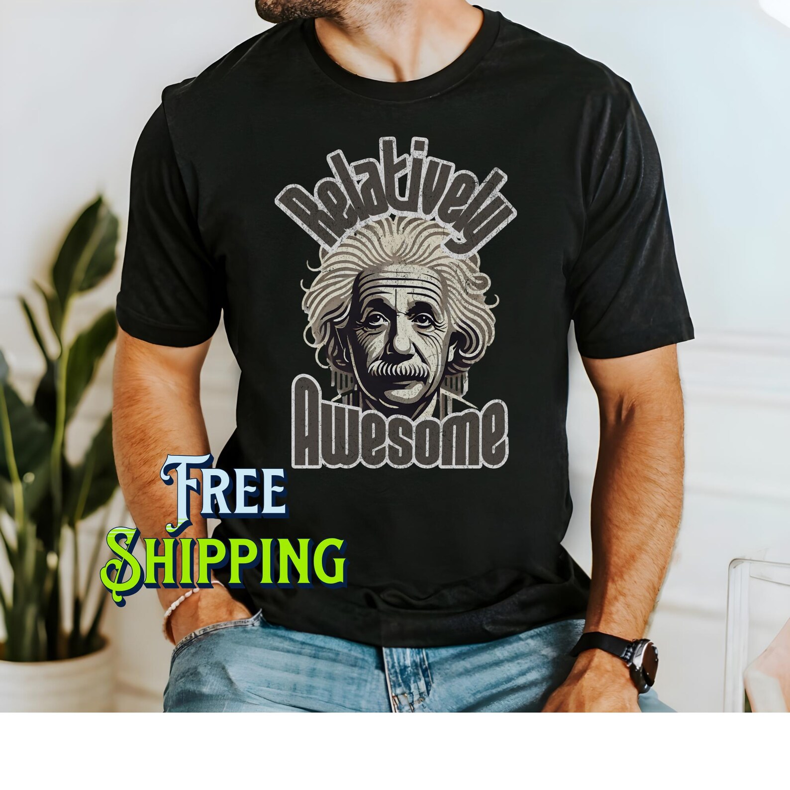 Albert Einstein Shirt, Relatively Awesome, Einstein T-shirts, Physics ...