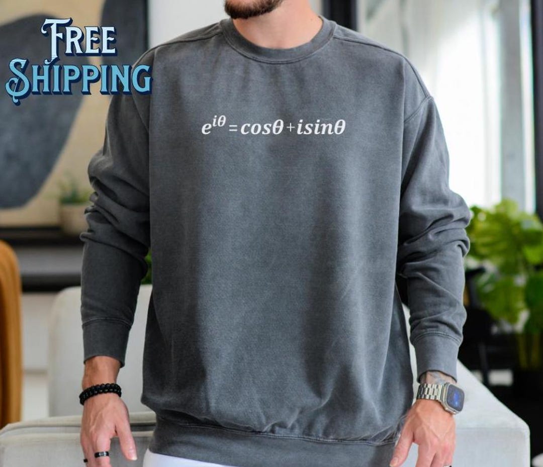 Euler's Equation Sweatshirt, Math Equation Sweater, Physics Teacher ...