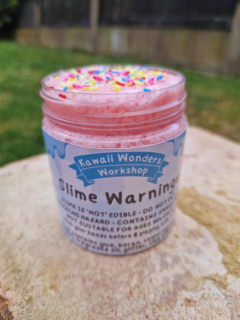 6oz Red Velvet Milkshake Snow Slime - Fluffy Handmade Snow Slime ...