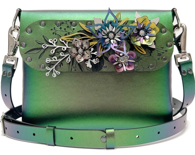 Holographic Reptile Bag Iridescent Crossbody Bag Opal - Etsy
