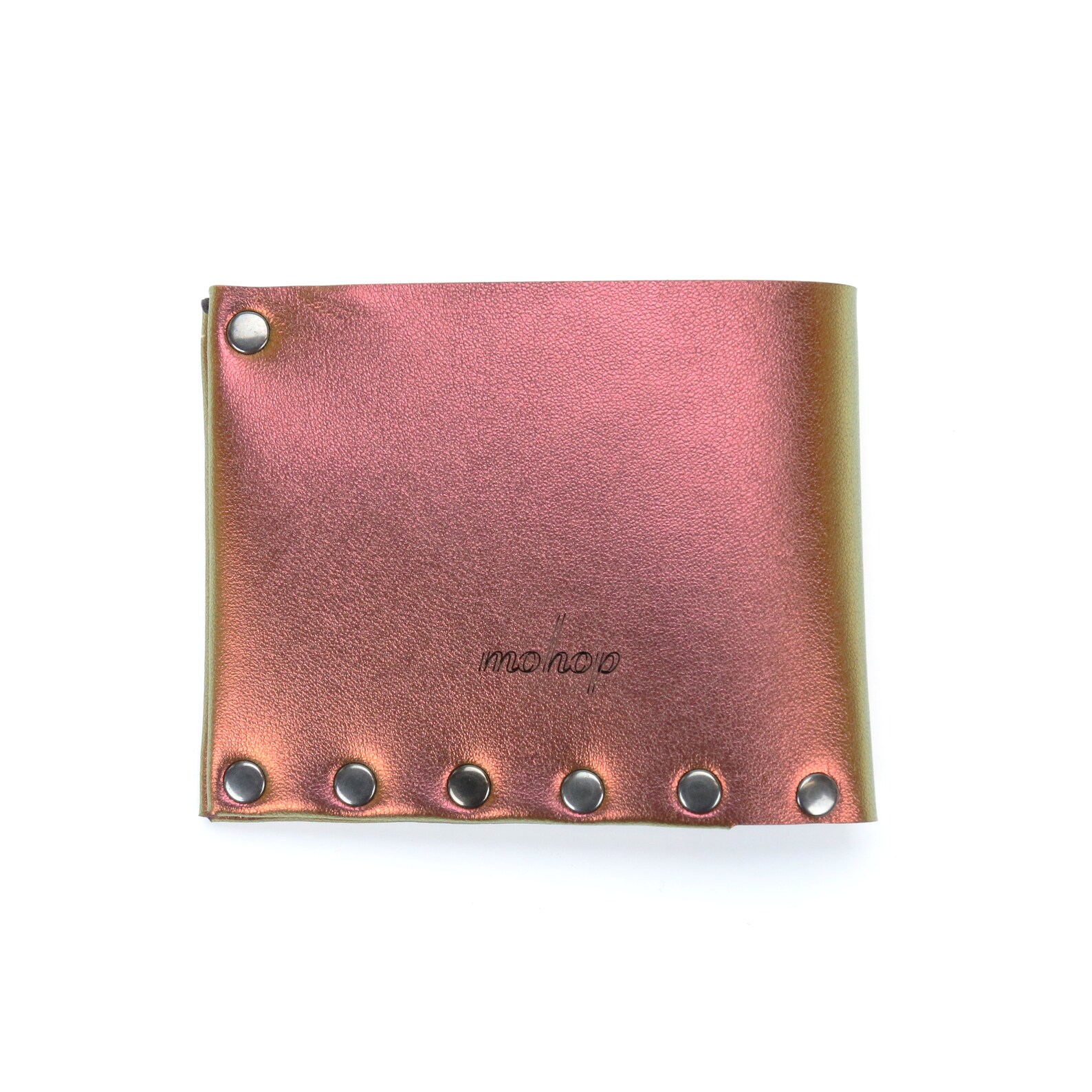 Ruby Folding Wallet Ruby Red Iridescent Wallet Bi-Fold | Etsy