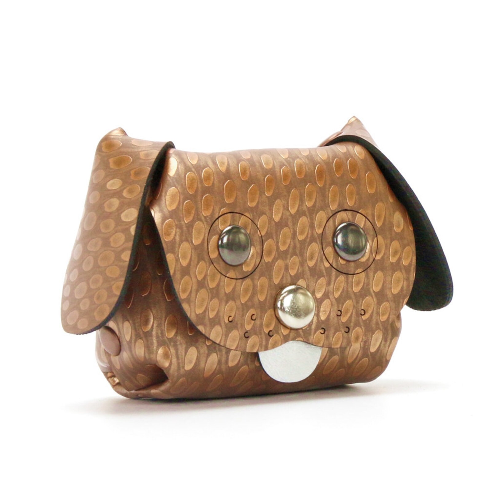 Dog Coin Purse Earbud Case Vegan Leather Dog Coin Purse - Etsy
