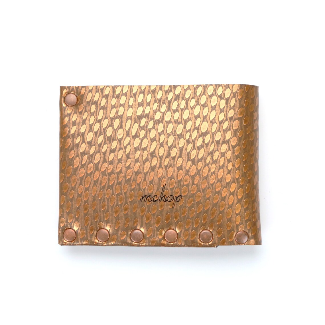 Copper Folding Wallet Bi-fold Card Holder Money Holder - Etsy