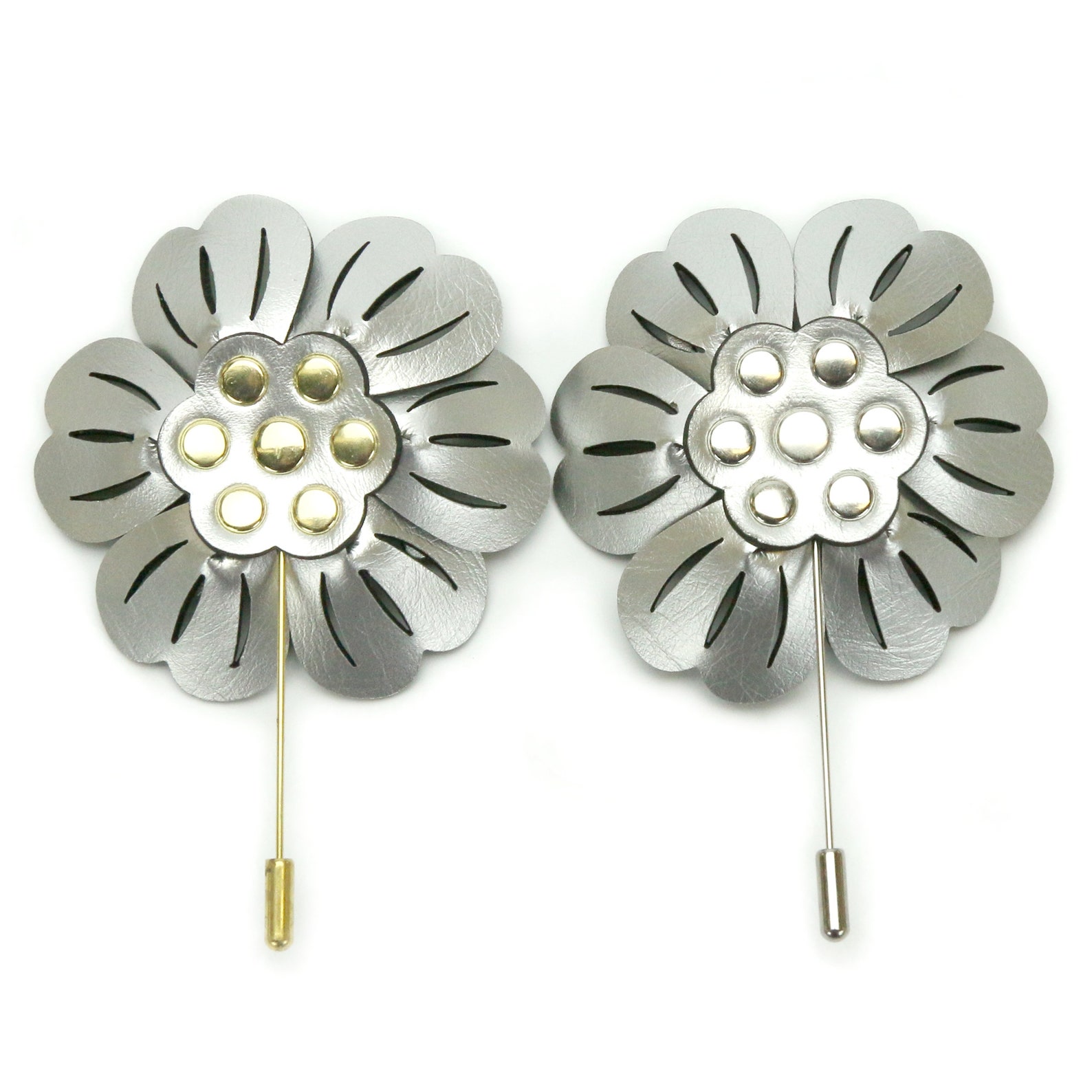 Flower Pin Flower Stick Pin Flower Brooch Vegan Flower | Etsy