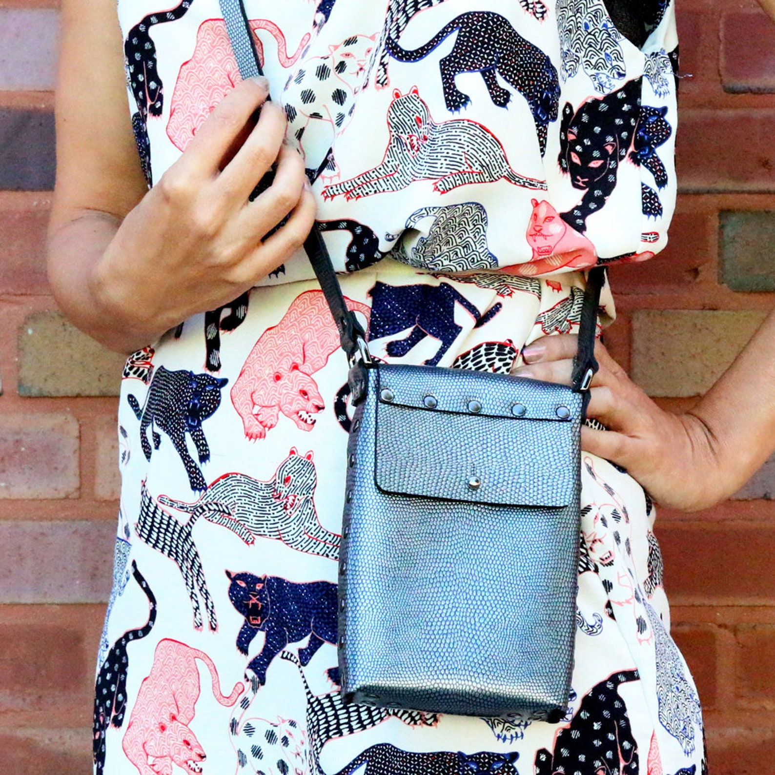 Copper Mobile Bag | Copper Cell Phone and Travel Bag | Vegan Crossbody ...