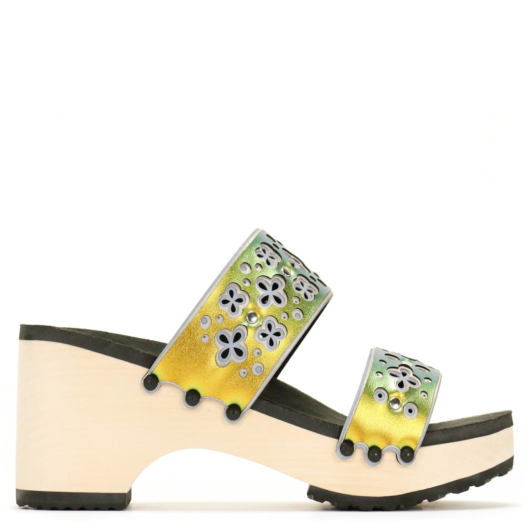 Tall Clog Lux in Scarab, Wood Clog, Wide, Narrow, Half, Extended Sizes ...
