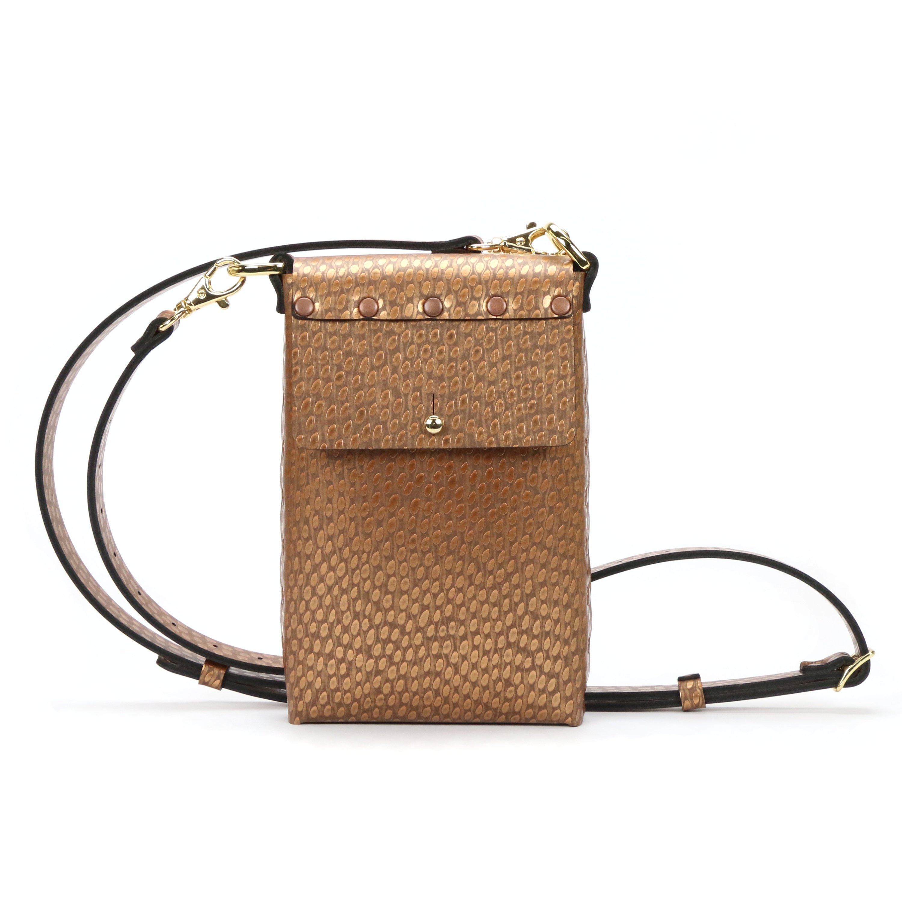 Copper Mobile Bag Copper Cell Phone and Travel Bag Vegan | Etsy