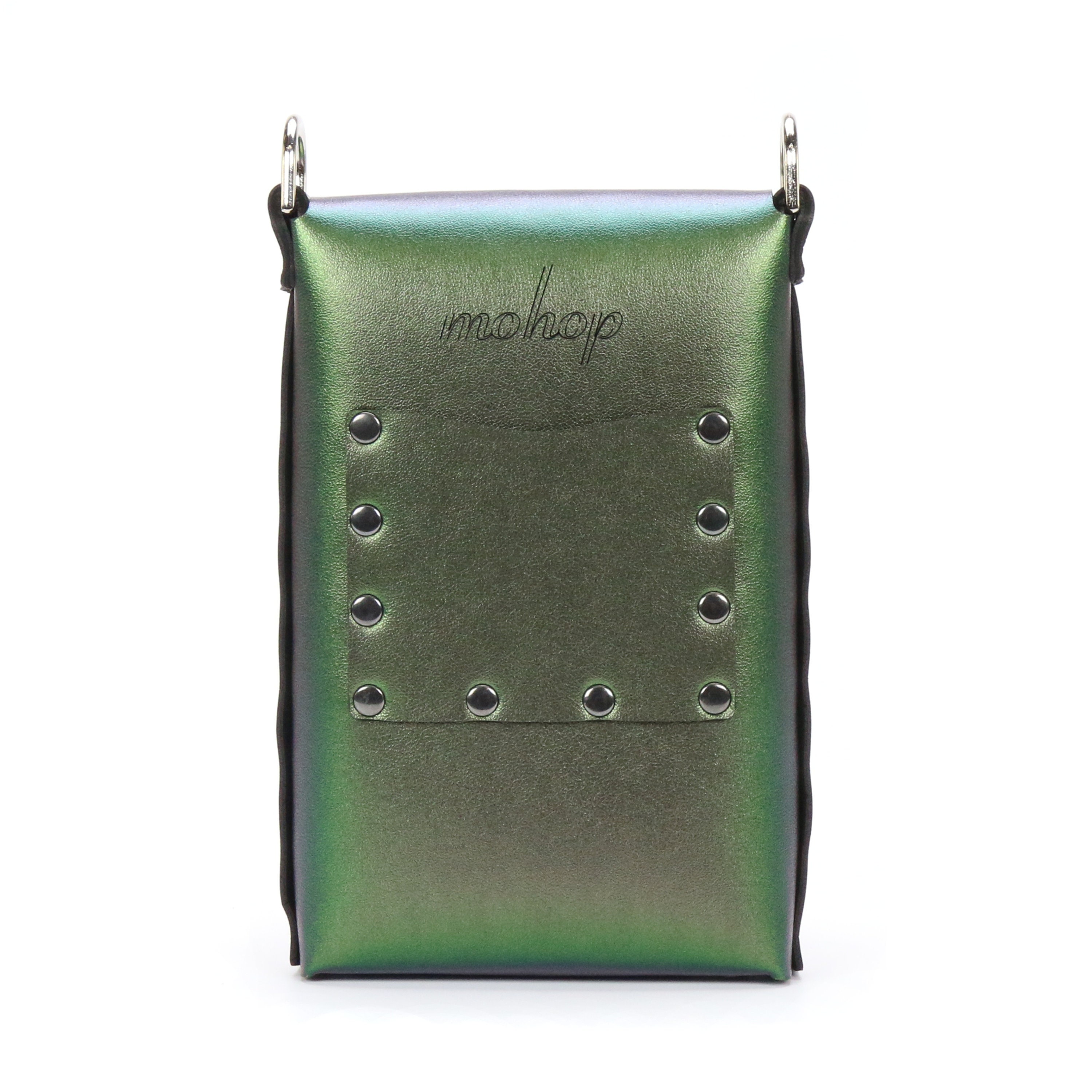 Emerald Mobile Bag | Emerald Green Iridescent Cell Phone and Travel Bag ...