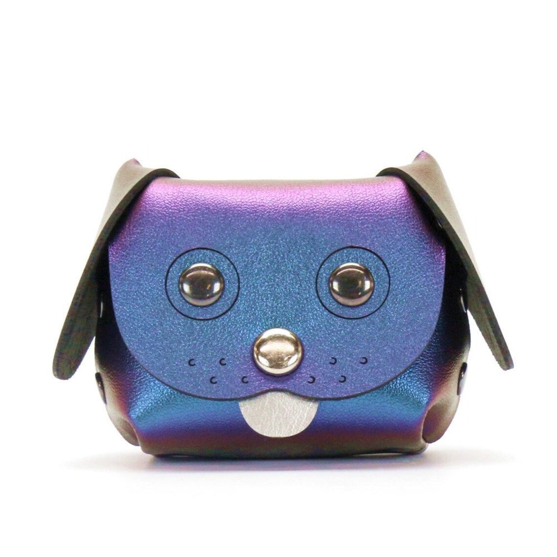 Dog Coin Purse Earbud Case Vegan Leather Dog Coin Purse - Etsy