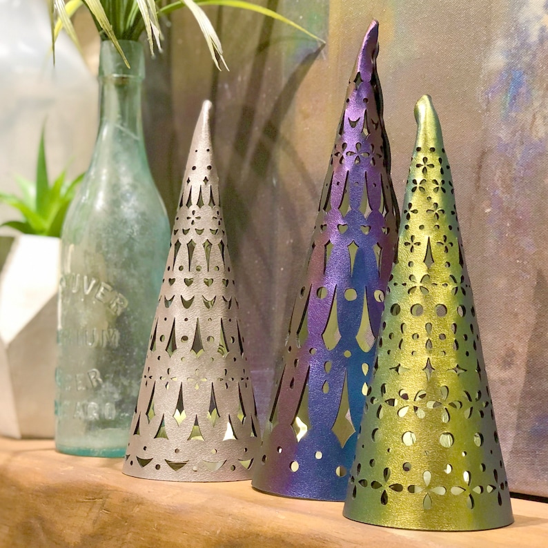 Holiday Tree Light Decorations Christmas Luminaria Holiday - Etsy