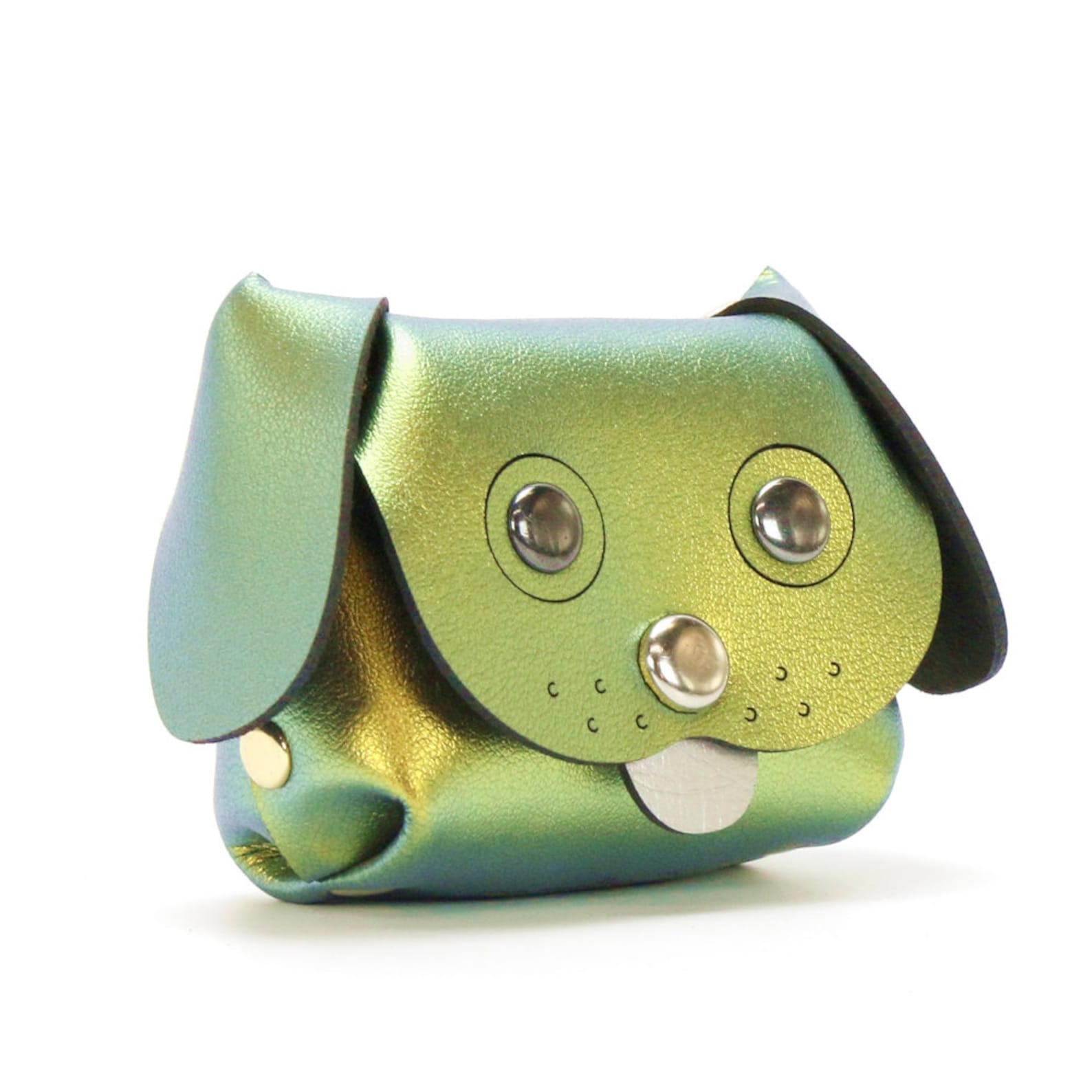 Dog Coin Purse Earbud Case Vegan Leather Dog Coin Purse - Etsy