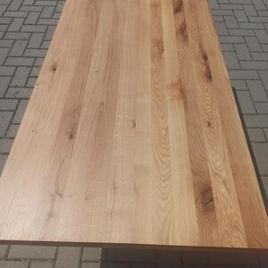Solid Oak Tabletops, Oak Tabletop, Natural Oak, Solid Oak, Custom-made ...