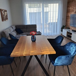 Custom Solid Oak Tables, Oak Table – Handcrafted Elegance for Your Home - Etsy