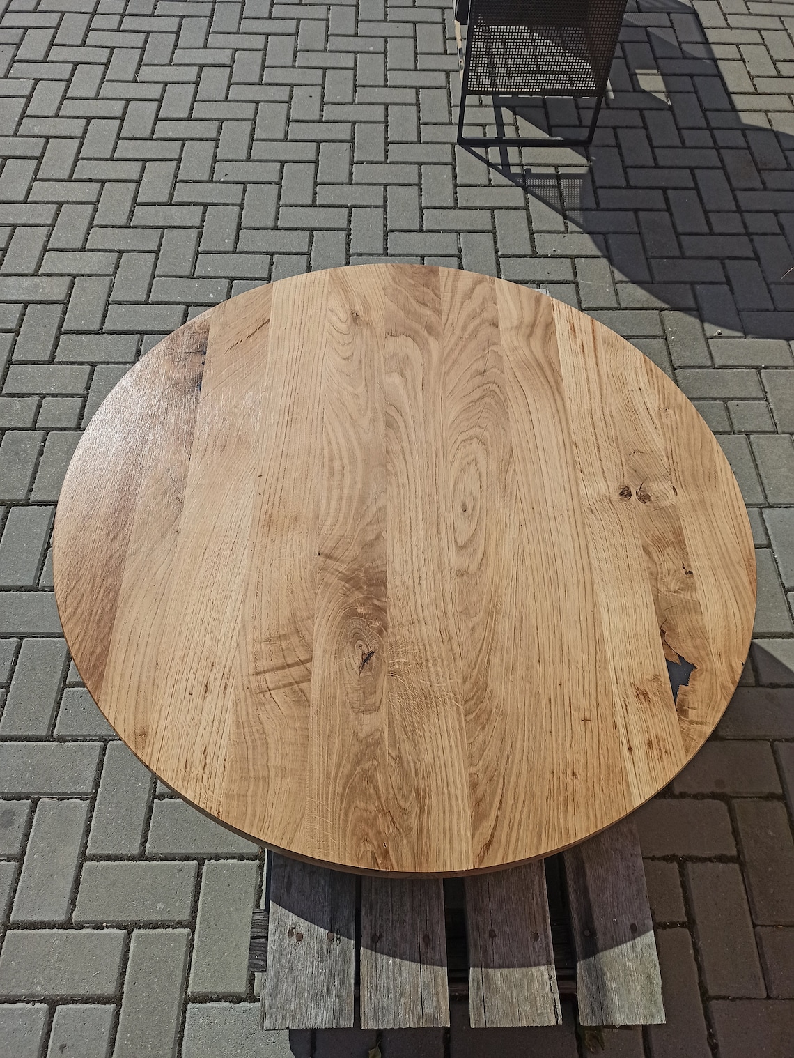 Solid Oak Round Tabletops, Oak Tabletop, Natural Oak, Solid Oak, Custom-made Tabletops - Etsy