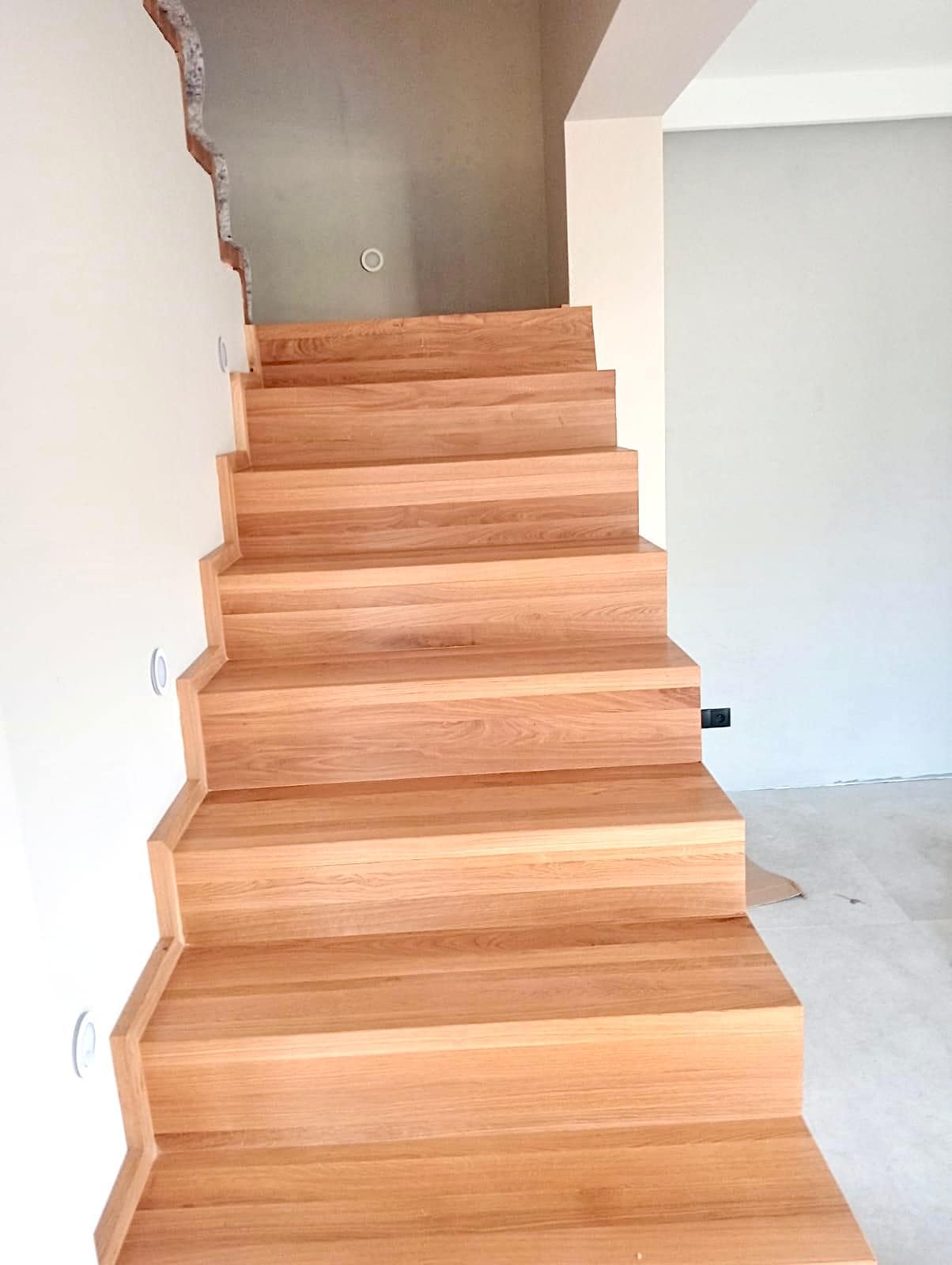 Solid Oak Stairs, Solid Oak Steps, Oak Steps, Natural Oak Wood for ...