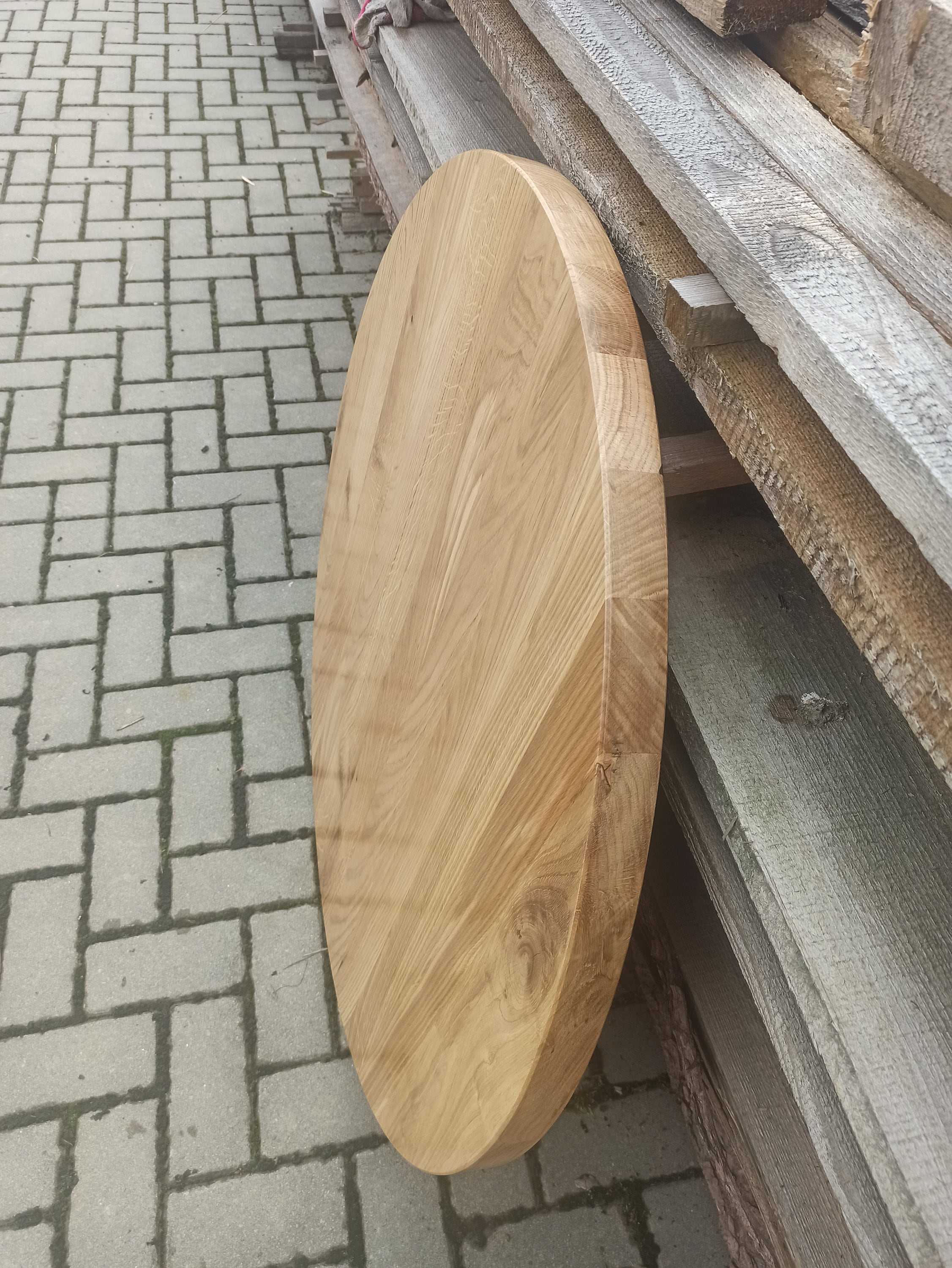 Solid Oak Round Tabletops, Oak Tabletop, Natural Oak, Solid Oak, Custom-made Tabletops - Etsy