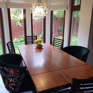 Custom Solid Oak Tables, Oak Table – Handcrafted Elegance for Your Home - Etsy