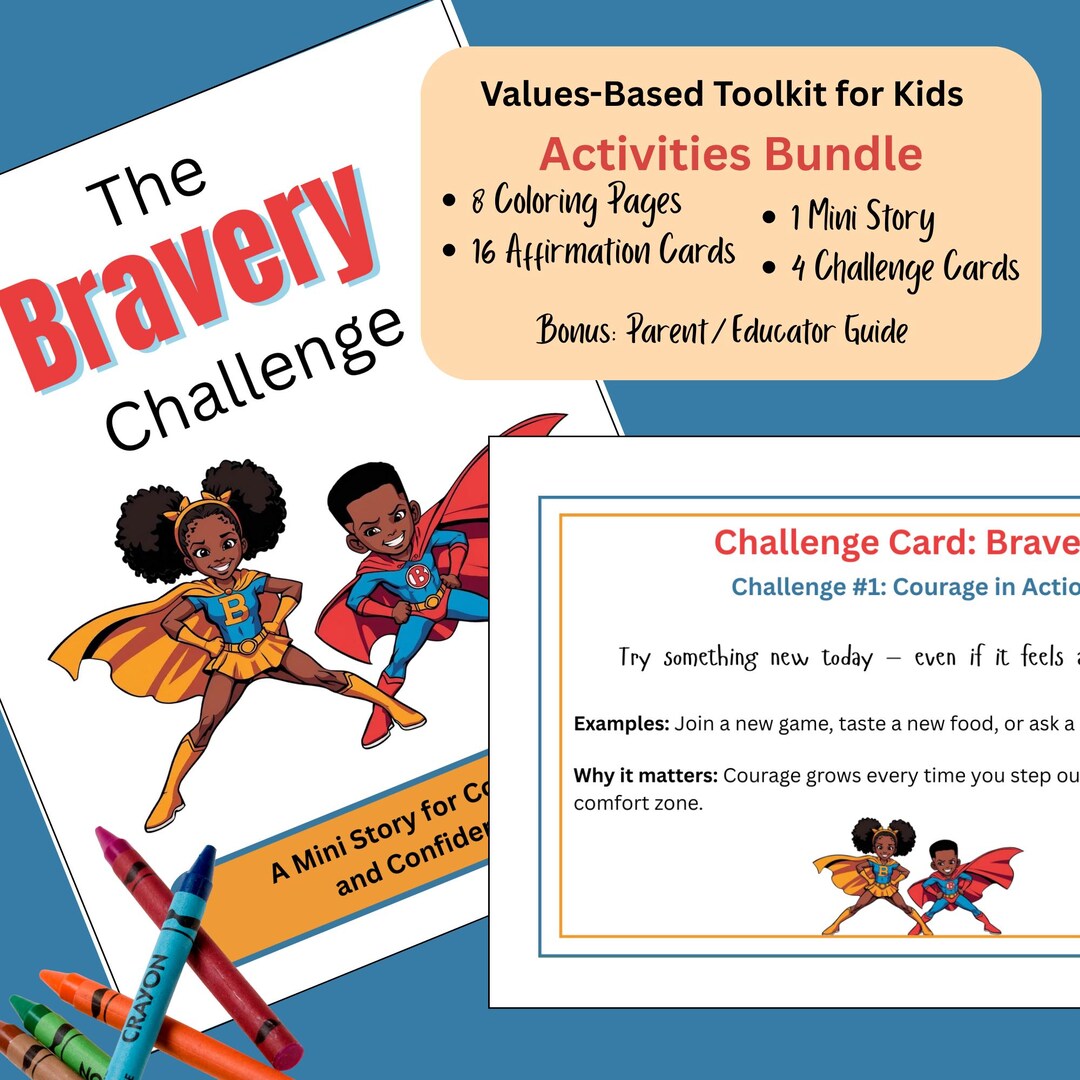 Empowerment Activity Toolkit for Kids, Printable Affirmation Cards ...