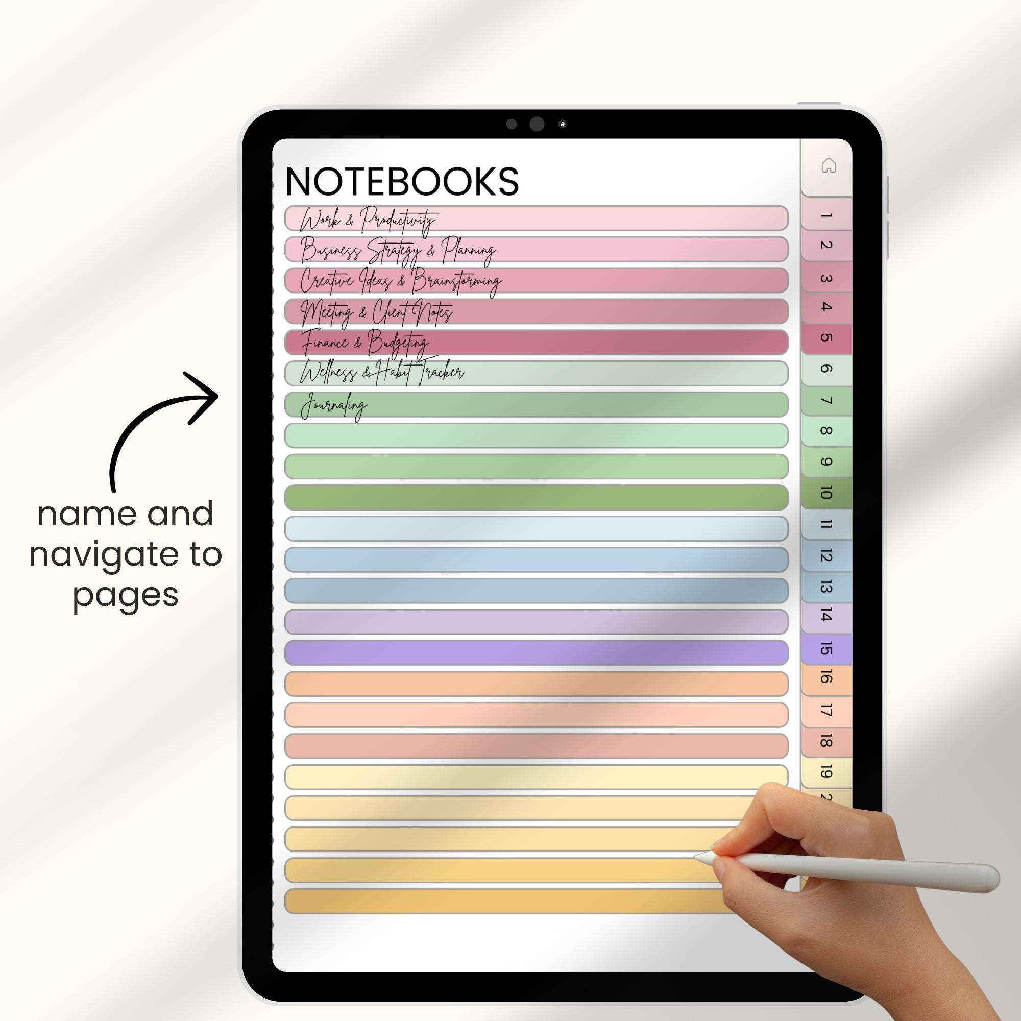 Remarkable Paper Pro Notebooks Bundle, Remarkable 2 Templates ...