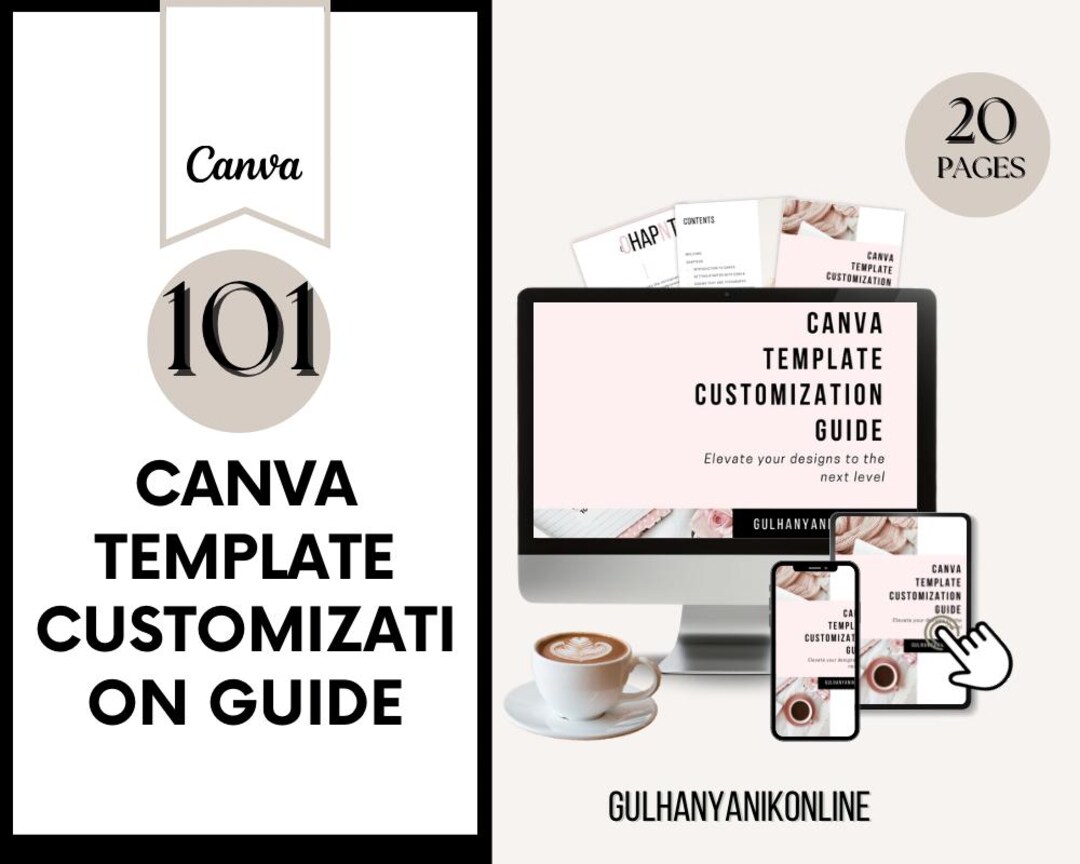 20-page Canva Template Customization Guide Step-by-step Editable ...