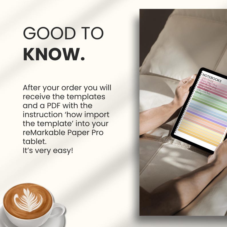 Remarkable Paper Pro Notebooks Bundle, Remarkable 2 Templates ...