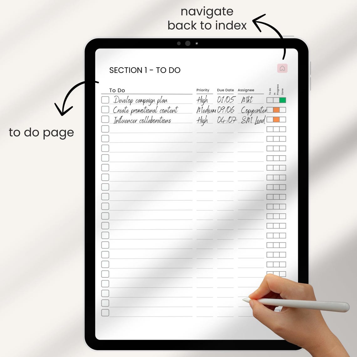 To Do List Notebooks for Remarkable Paper Pro, to Do List for ...