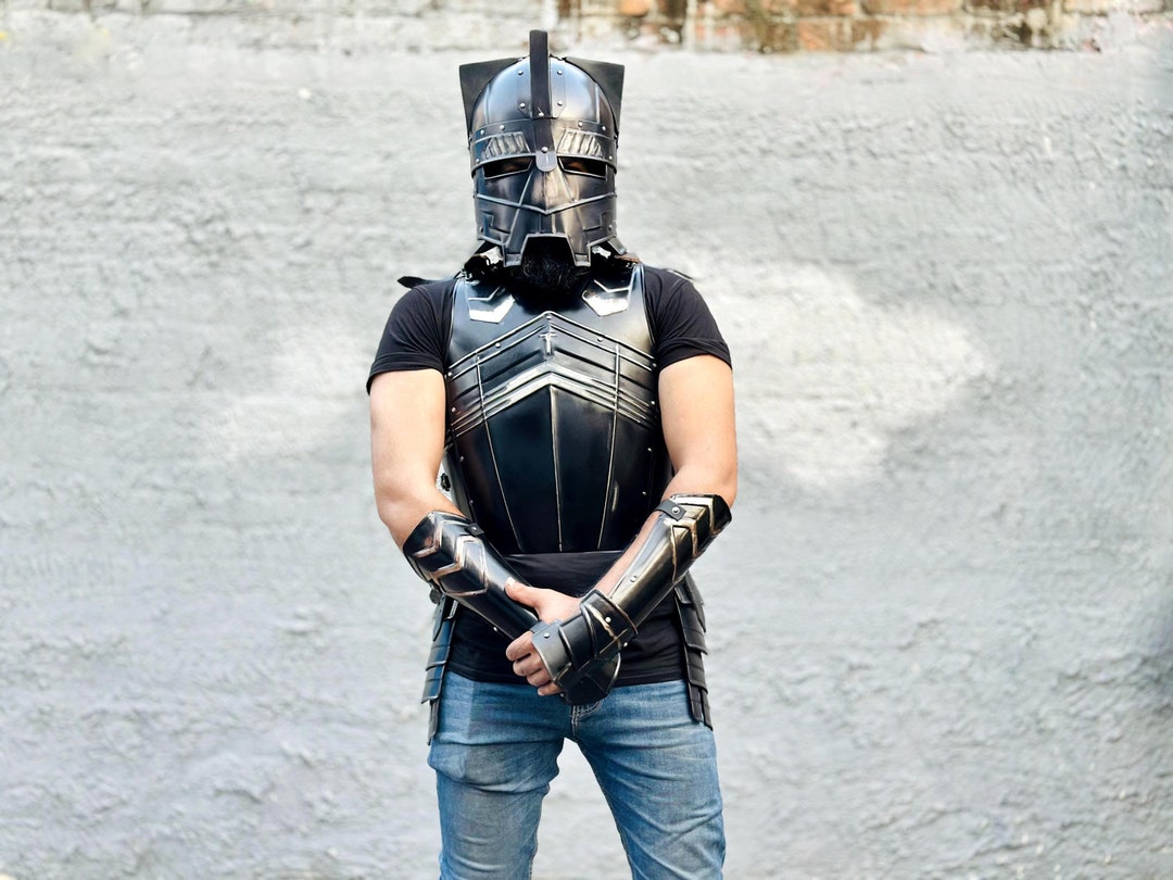 Moria Dwarf Dwarven Knight Armor Suit Medieval Steel Armor Halloween ...