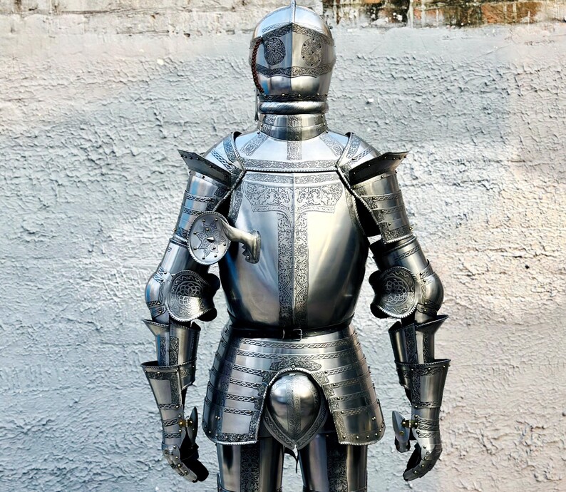 European Armor Suit Medieval Cosplay Full Body Armor Suit Battle Ready ...