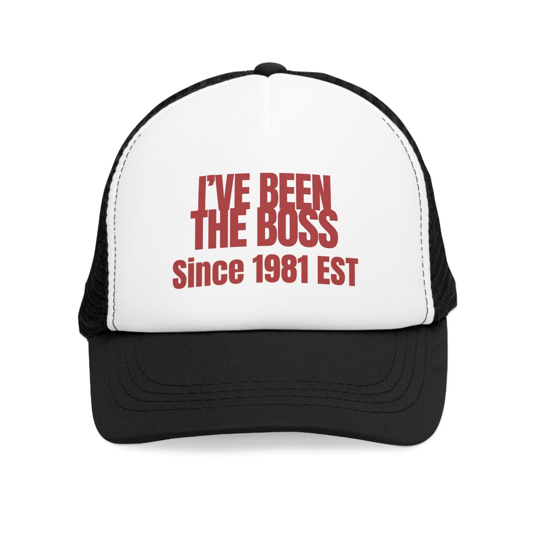 Cap Vintage 1981 Boss Birthday Hat for Adults, Adjustable Baseball Cap ...