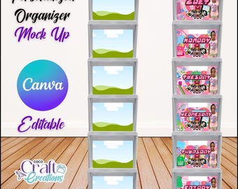 Photo Cube Mockup & Template,canva Frame,drag and Drop,arch Backdrop ...
